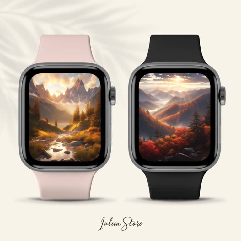 Buy Golden Autumn Peaks Watch Wallpapers Bundle - Iuliia.Store